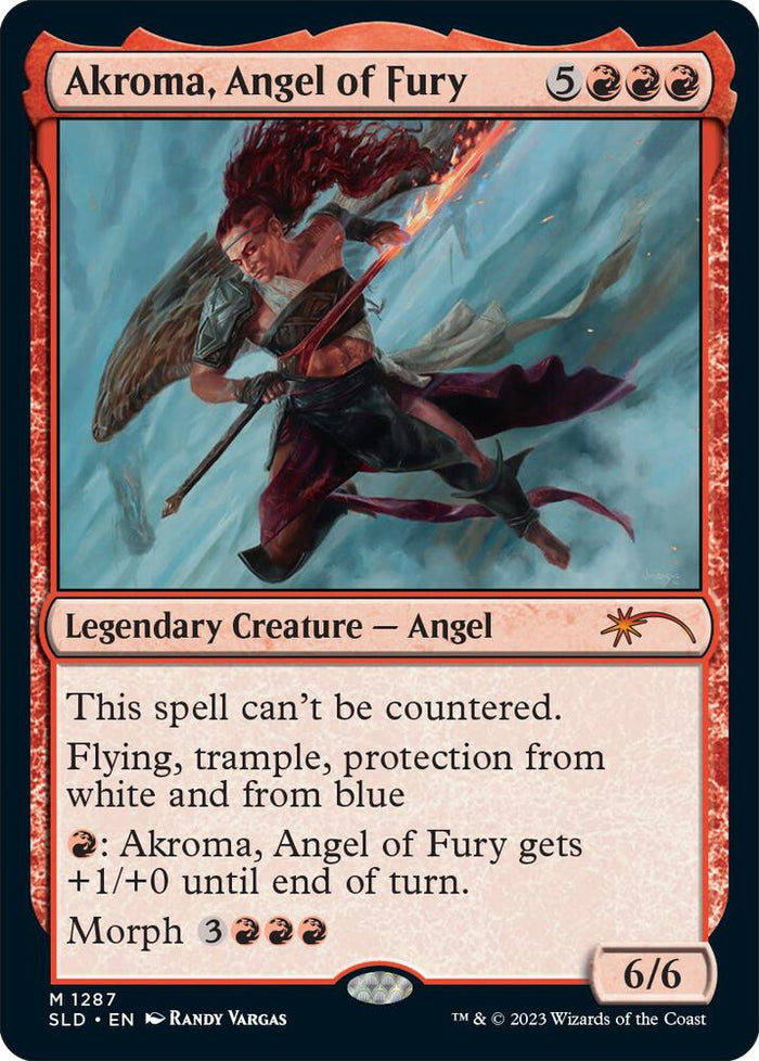Akroma, Angel of Fury [ #1287 ] (SLD-M)
