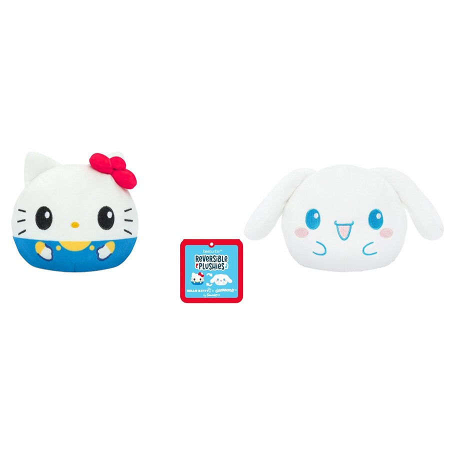 Sanrio Reversible Plushies 4" - Hello Kitty/Cinnamoroll