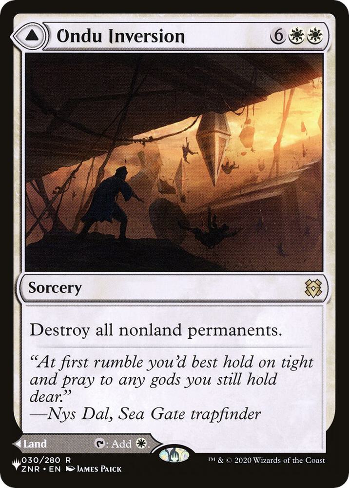 Ondu Inversion // Ondu Skyruins (ZNR-R-LIST)