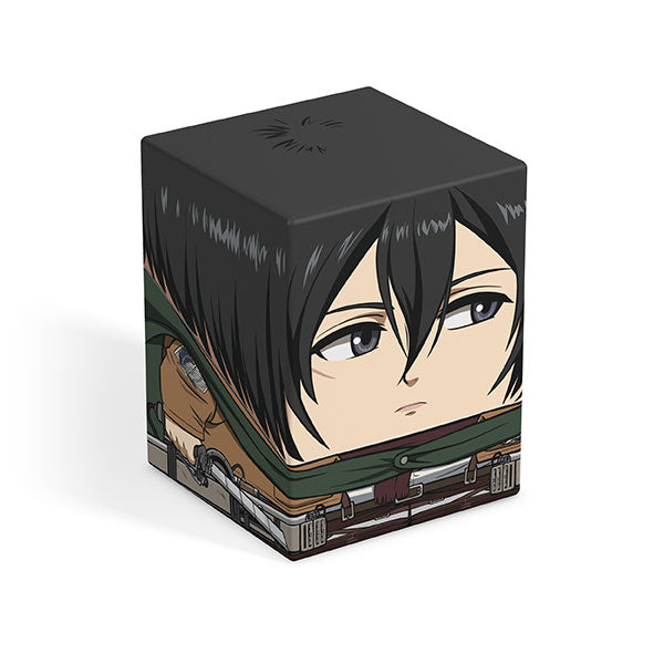 Ultimate Guard: Squaroes - 100+ Deckbox: Attack on Titan - Mikasa Acke