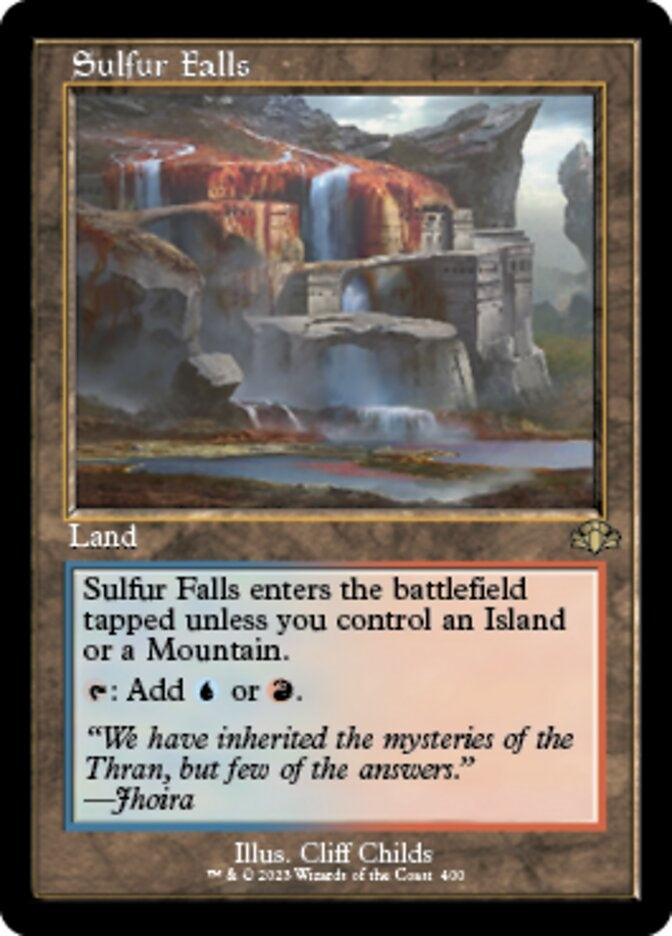 Sulfur Falls [#400 Old Frame Bonus Sheet] (DMR-R)